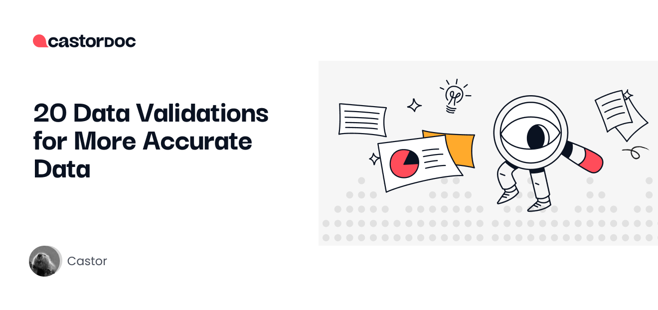 20 Data Validations For More Accurate Data Castordoc Blog